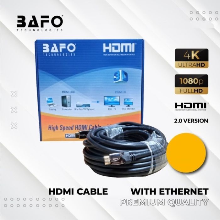 Jual BAFO Kabel Hdmi 10m High Speed 10 meter | Shopee Indonesia