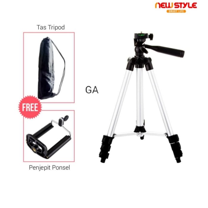 Jual Tripod Mini Weifeng 1M fleksibel ring light besar quick release ...