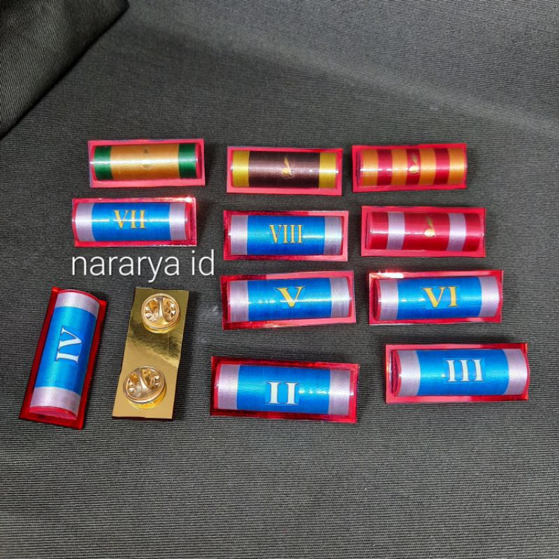 Jual [NARARYA ID] Pita Panjang 4cm Tanda Jasa Satyalancana Satya ...