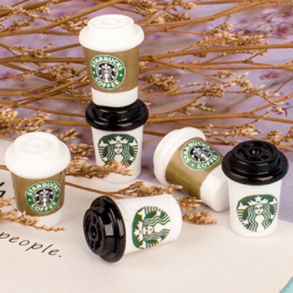 Jual Miniatur Minuman Cup Kopi Warna Skala 1:12 - Miniature Starbucks ...