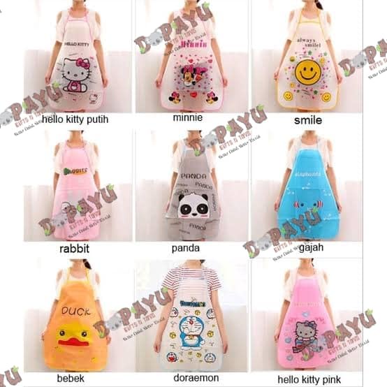 Jual CELEMEK APRON ANAK TANPA SARUNG TANGAN IHS225 UNTUK MASAK MELUKIS ...