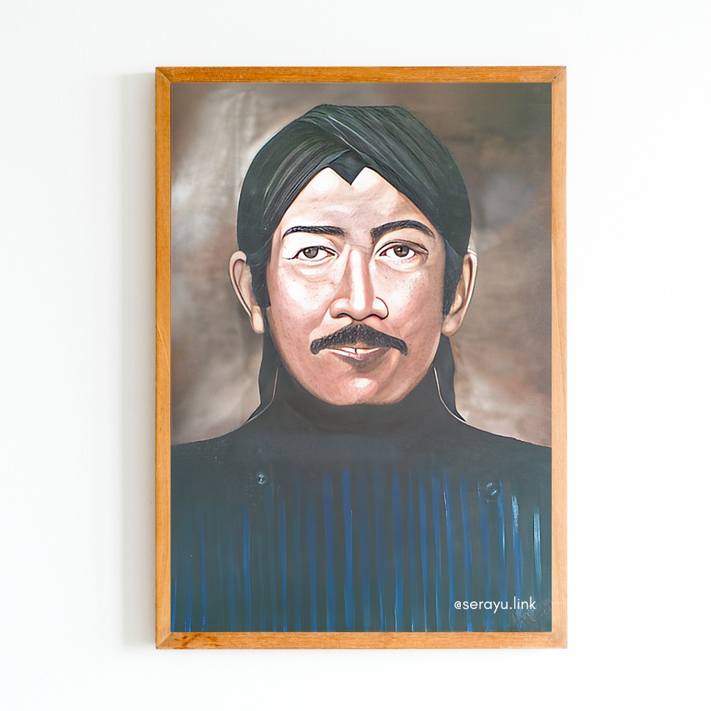 Jual Lukisan Cetak Gambar Panembahan Senopati Raja Mataram Islam Frame ...