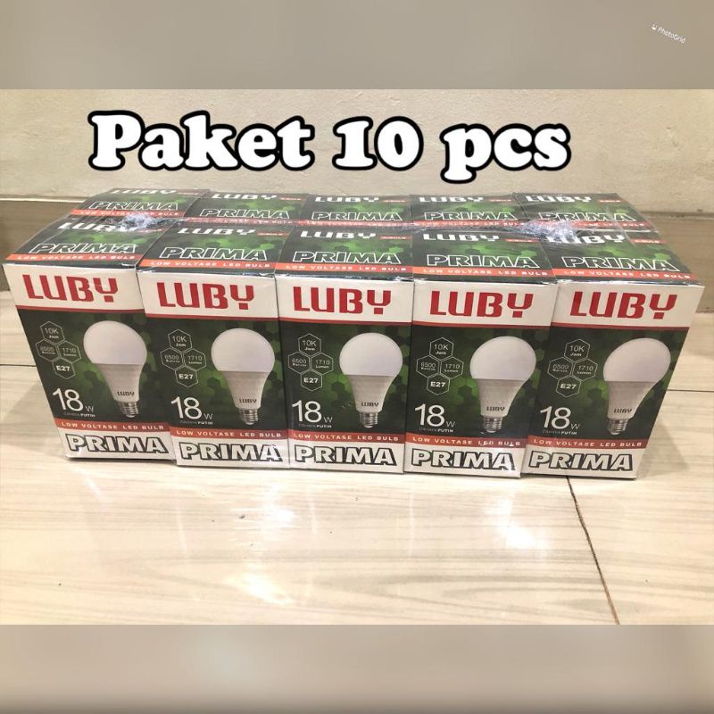 Jual BOHLAM LED LUBY PRIMA PAKET 10 PCS | Shopee Indonesia