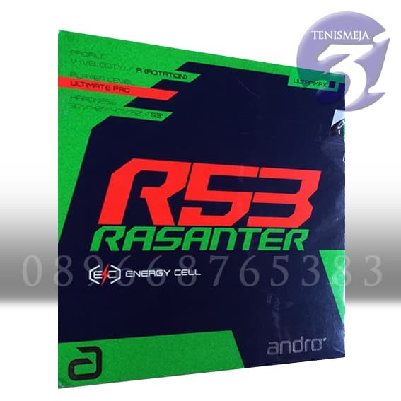 Jual RASANTER R53, KARET PINGPONG TERBARU DARI ANDRO ORIGINAL | Shopee ...