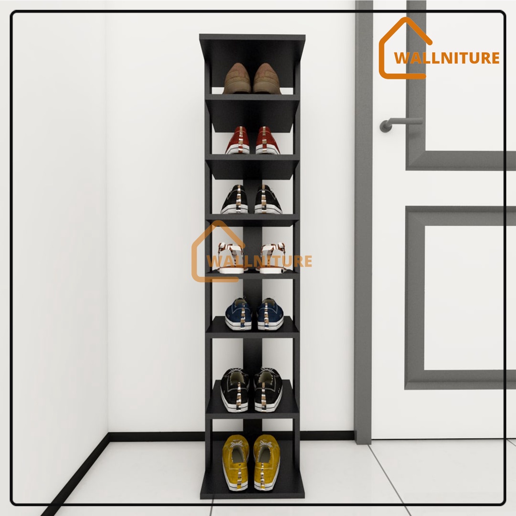 Jual Rak Sepatu Dinding Tempel Minimalis Serbaguna Sudut Ruang Tamu ...