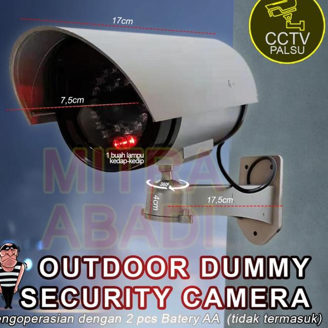 Jual Super Model OUTDOOR Fake CCTV Camera / Dummy Fake Security Camera ...