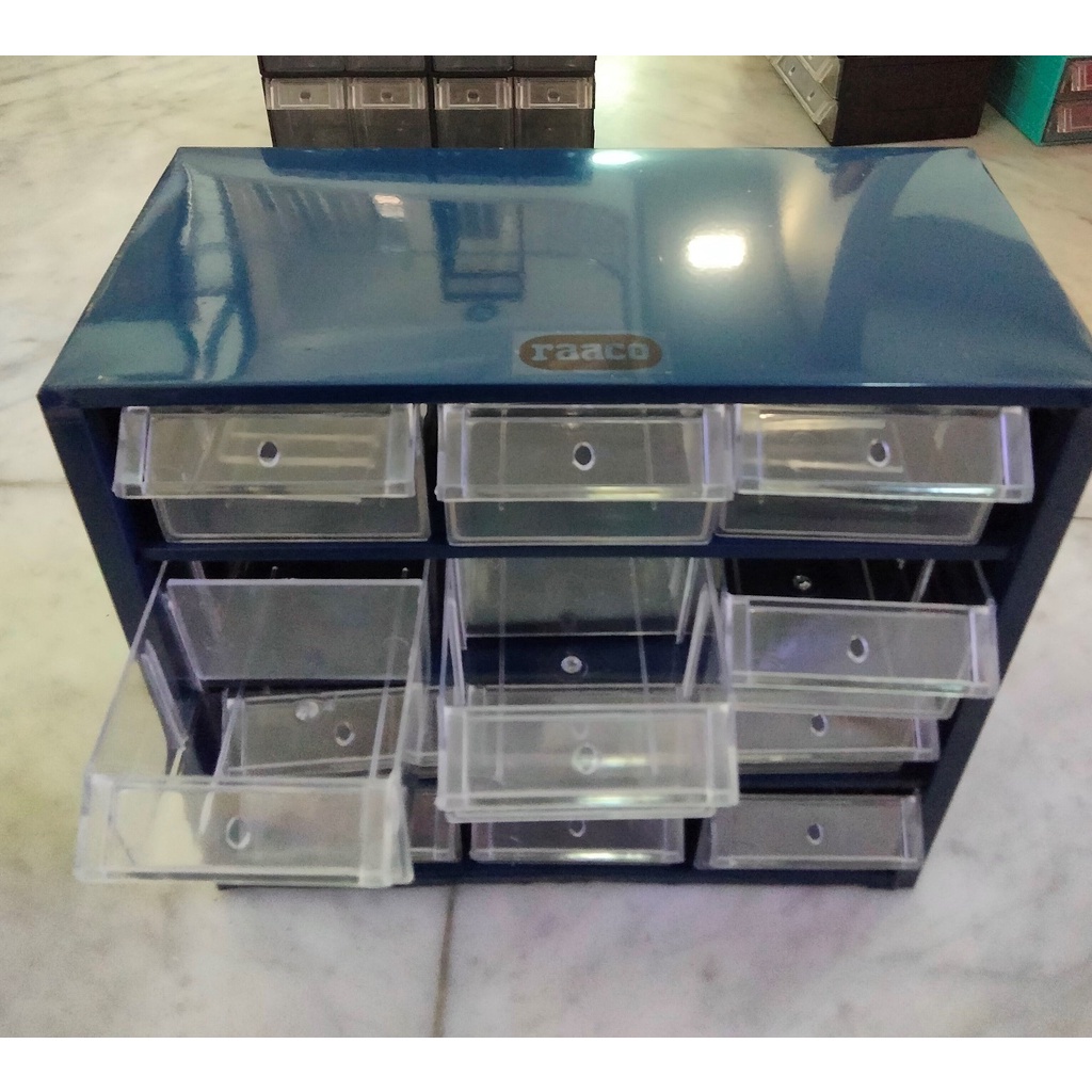 Jual rak Komponen Rako Rak Besi Laci Tipe 12 Laci | Shopee Indonesia