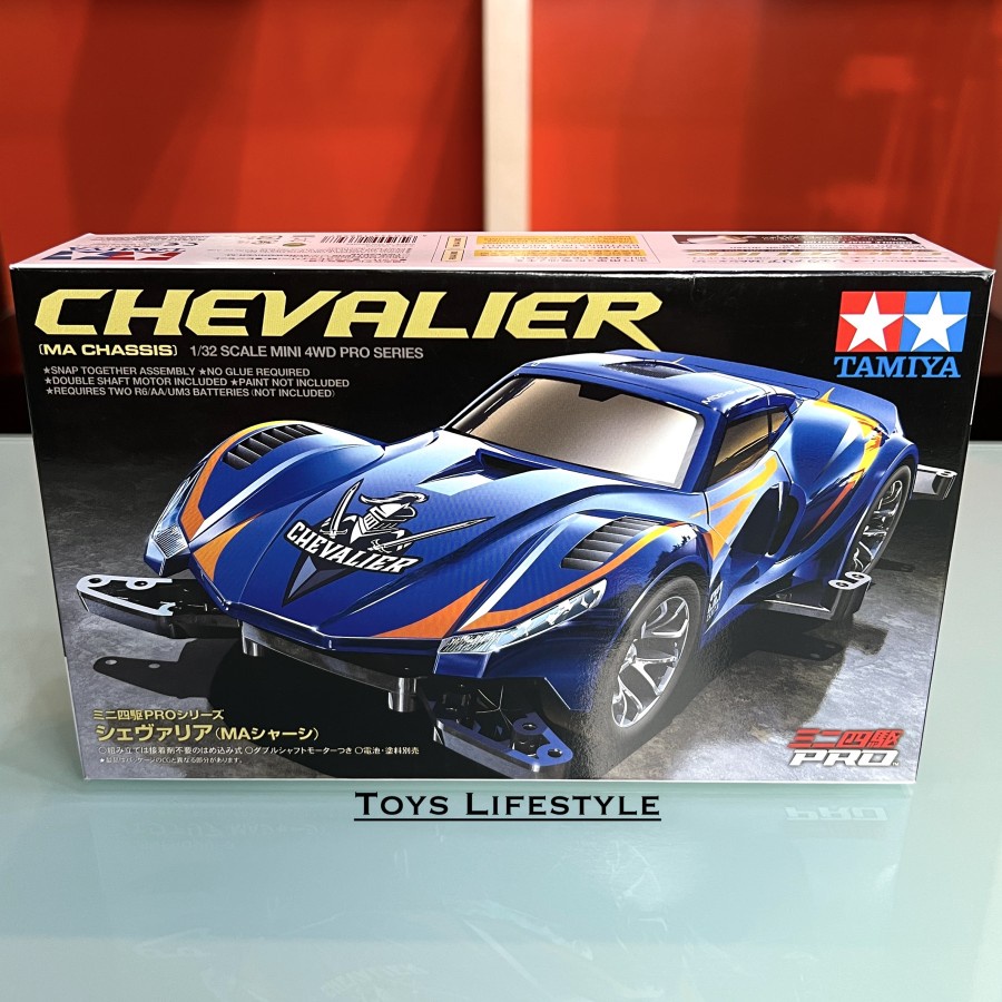 Jual Mainan Rakit Mobil Tamiya Mini 4WD - Chevalier (ORIGINAL) | Shopee ...