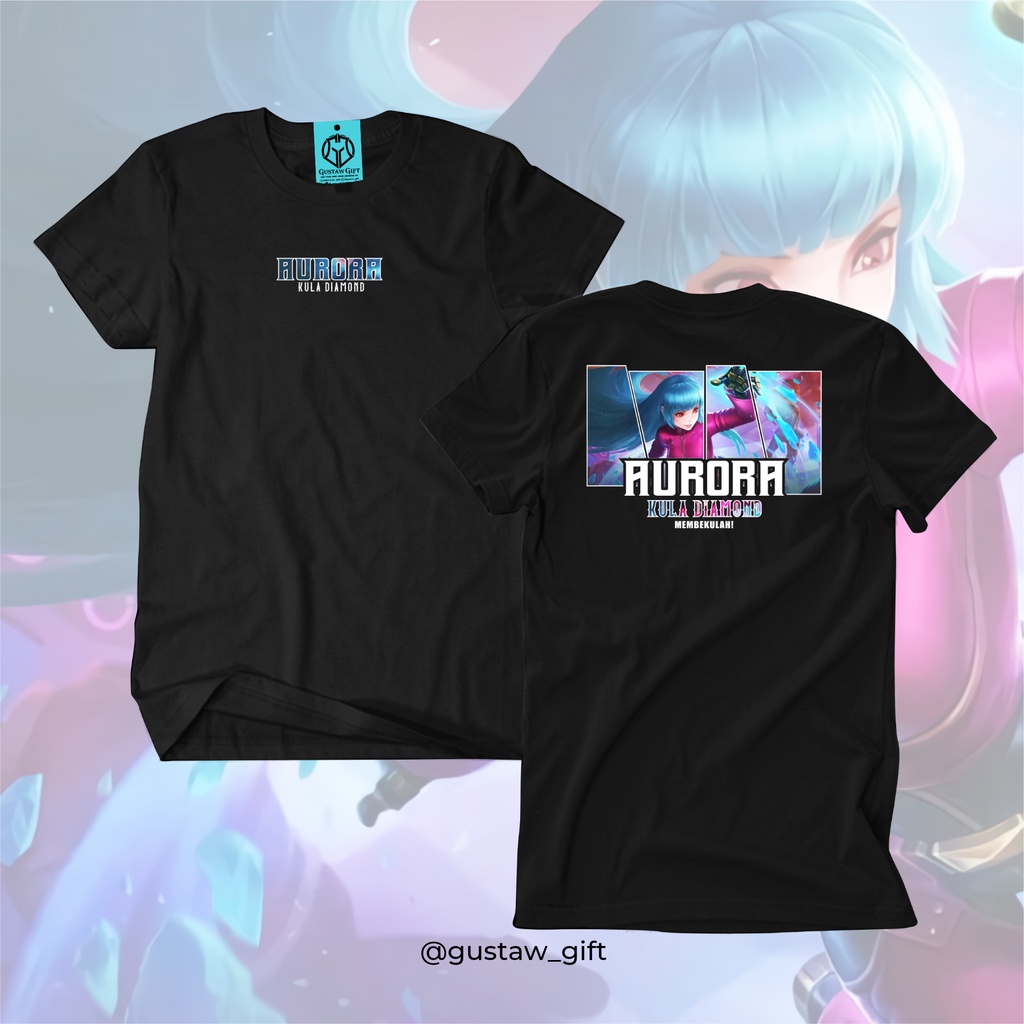 Jual GG T-Shirt AURORA KOF Skin Kula Diamond Mobile Legends Kaos Custom ...