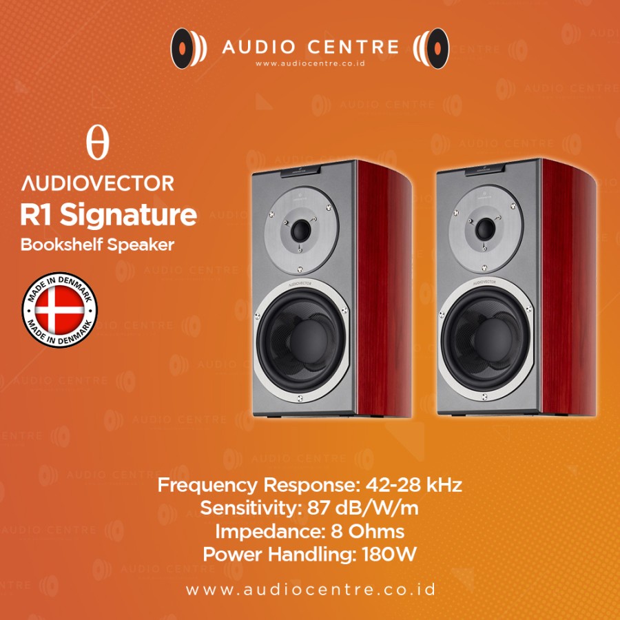 Jual Audiovector R1 Signature Bookshelf Speaker made in denmark ...