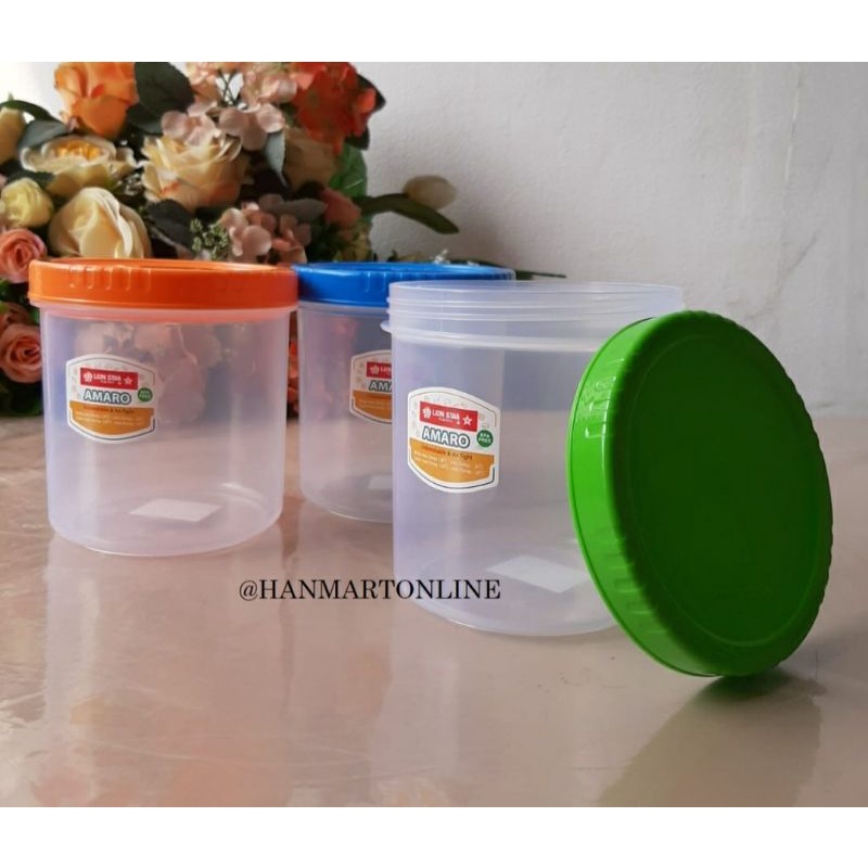 Jual MURAH!! TOPLES PLASTIK LION STAR AMARO POT 800ML PP-73 KUAT TEBAL | Shopee Indonesia