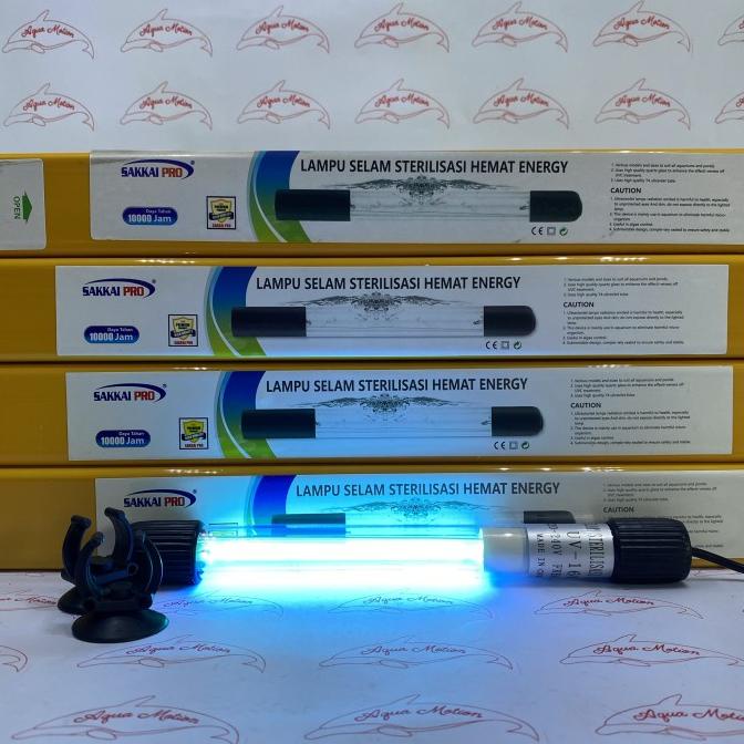Jual Lampu Uv Celup Sakkai Pro Uv 45 W Watt Sterilisasi Lumut Alga ...
