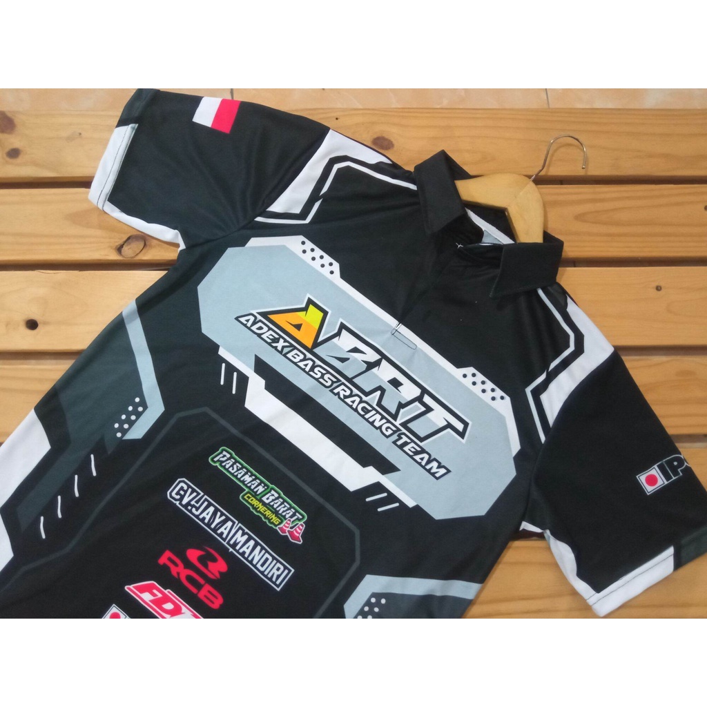Jual Jersey Baju Kerah Racing Balap ABRT Full printing bisa ganti nama ...