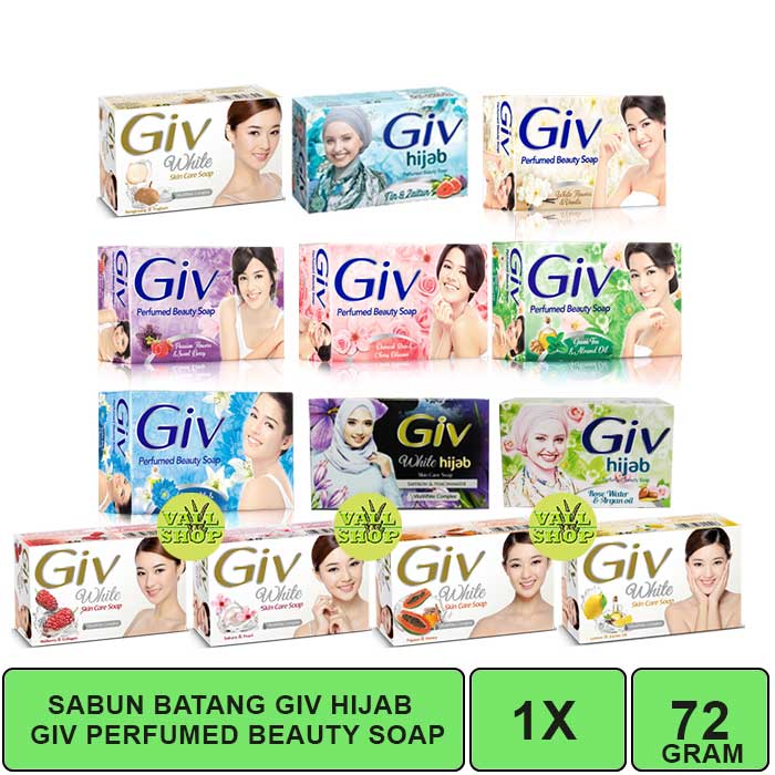 Jual VShop. GIV SABUN MANDI BATANG 72 GRAM (ST) | Shopee Indonesia