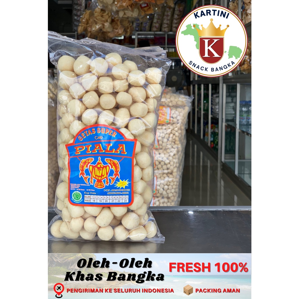 Jual Getas Ikan Cap Piala no 2 250gr Khas Bangka | Shopee Indonesia