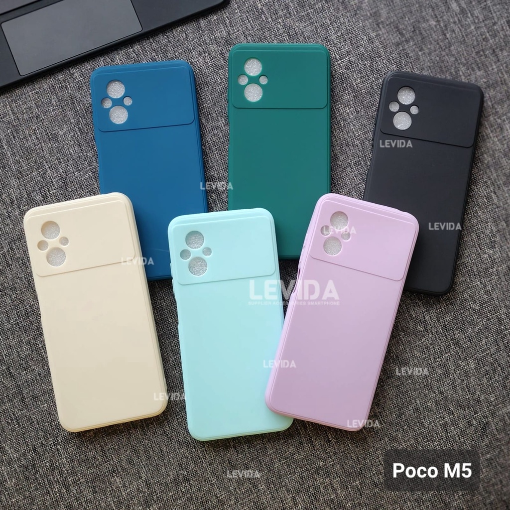 Jual Softcase Poco M5 Square Edge soft Case / Macaron Square edge Poco ...