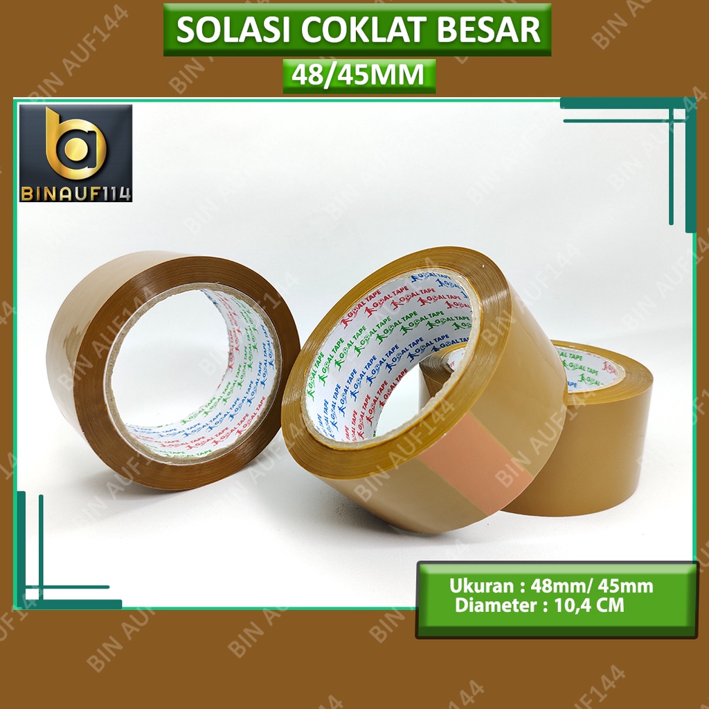 Jual LAKBAN GOAL TAPE 2 INCH 48 MM X 100 YARD TEBAL LEM 23 MICRON ...
