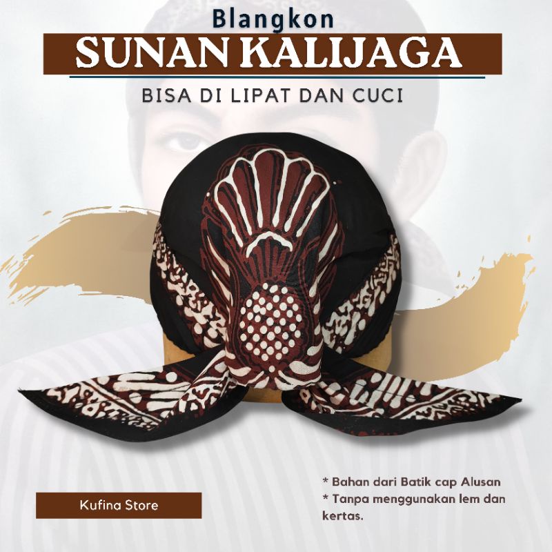 Jual Blangkon Sunan Kalijaga anak dewasa bisa cuci lipat | Shopee Indonesia