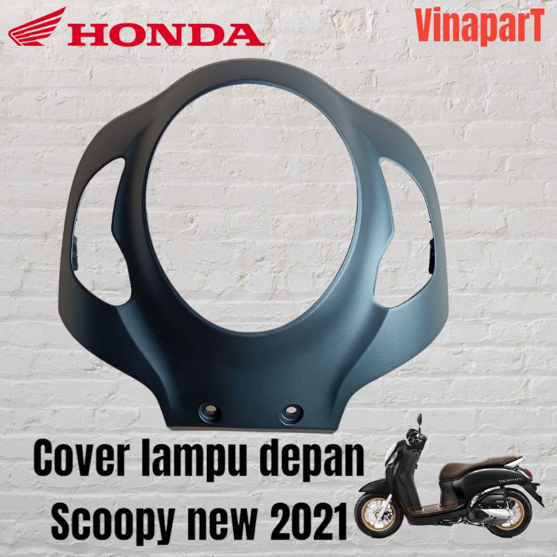 Jual cover front top panel tameng body depan honda scoopy new prestige ...
