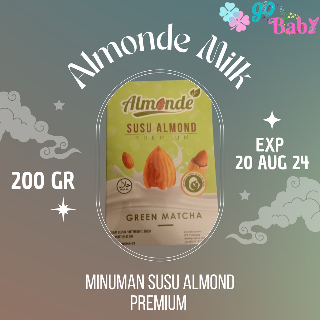 Jual Almonde Susu Almond Milk| Untuk Program Hamil Hingga Usia 6 Bulan ...