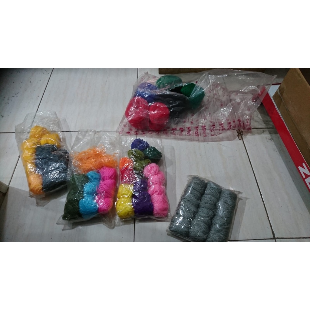 Jual BENANG WOL / BENANG RAJUT WOL / WOOL / SIET YARN / BENANG WOL ...