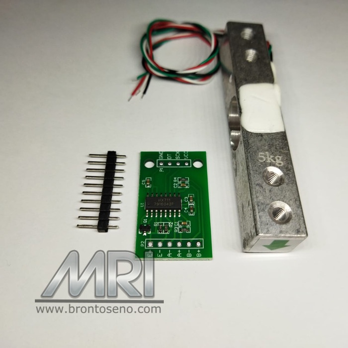 Jual Pengukur Load Cell 5Kg Sensor Berat Tekanan Timbangan Hx 711 ...