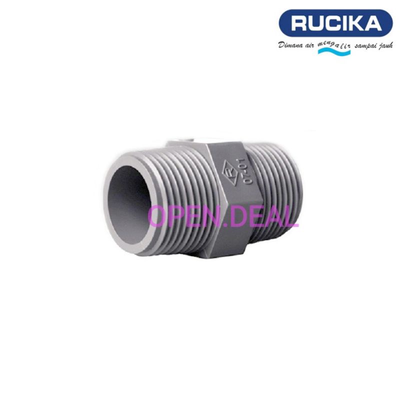 Jual Double Nepel 3/4 inch RUCIKA/Dobel Nepel 0,75 in/DN/Drat 3/4 inch/RCK | Shopee Indonesia