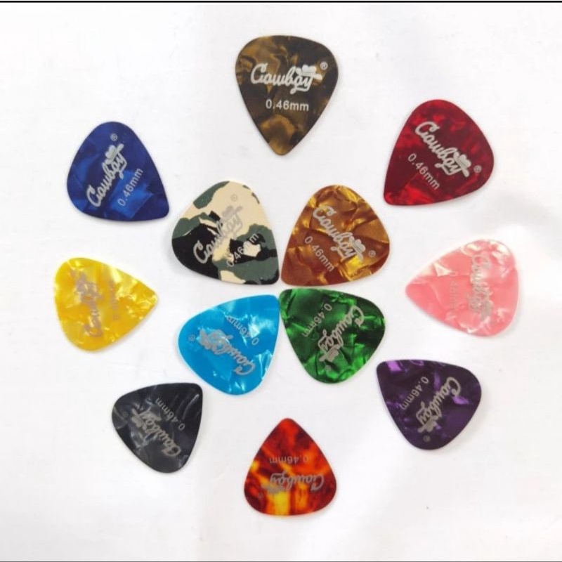 Jual Pick Gitar / Clever Gitar Merk Cowboy Ukuran 046mm | Shopee Indonesia