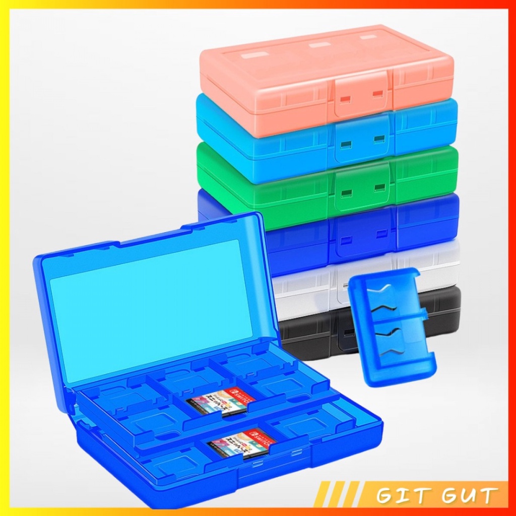 Jual Nintendo Switch Game Card Cartridge 24 in 1 Case Box Storage ...