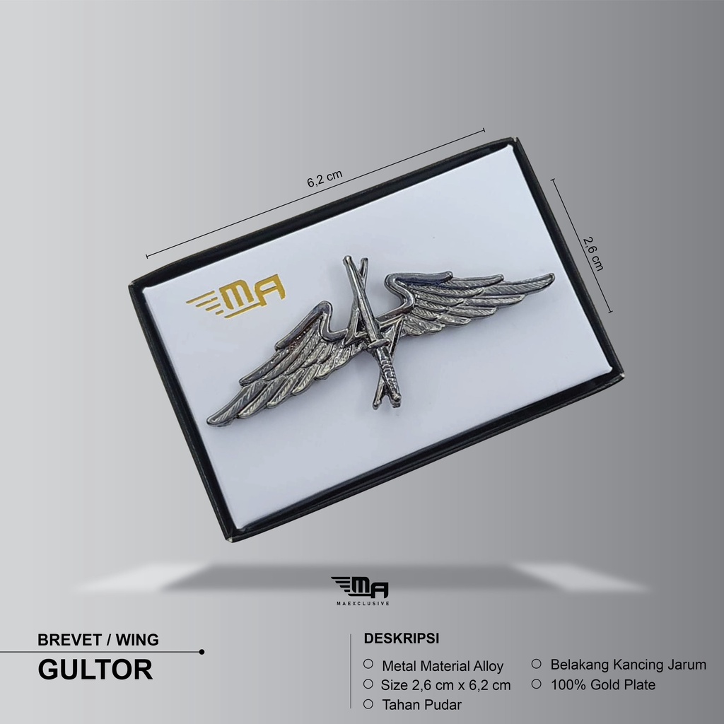 Jual WING GULTOR PDH BRIVET BREVET PIN GULTOR | Shopee Indonesia