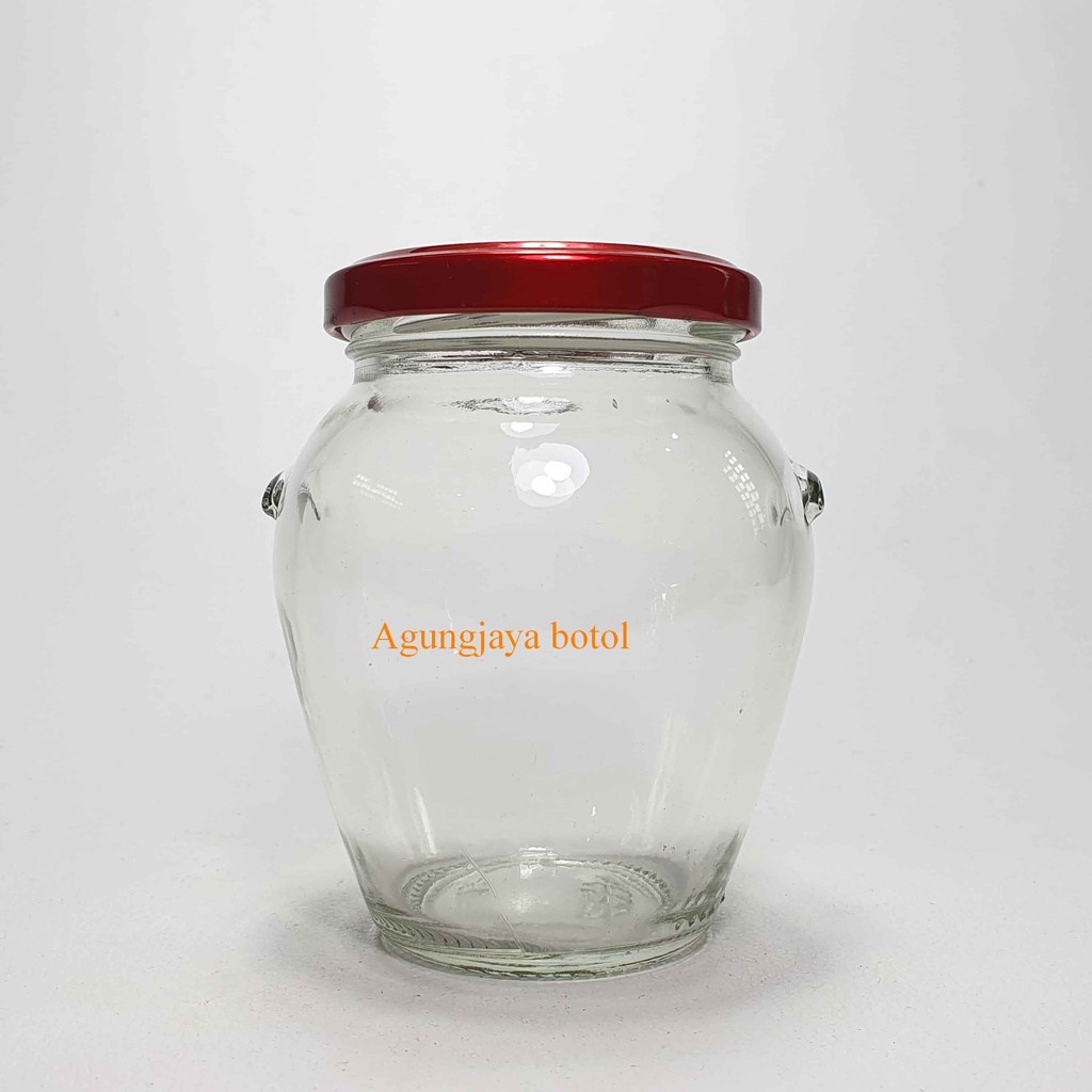 Jual Jar Kaca 280 Ml Kuping Clear / Jar Kaca / Toples Kaca / Jar Madu ...