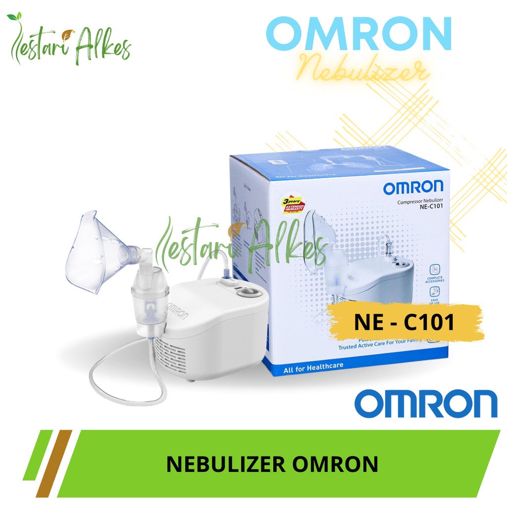Jual Nebulizer Omron NE C101 / Alat Terapi Uap Pernafasan Omron ...