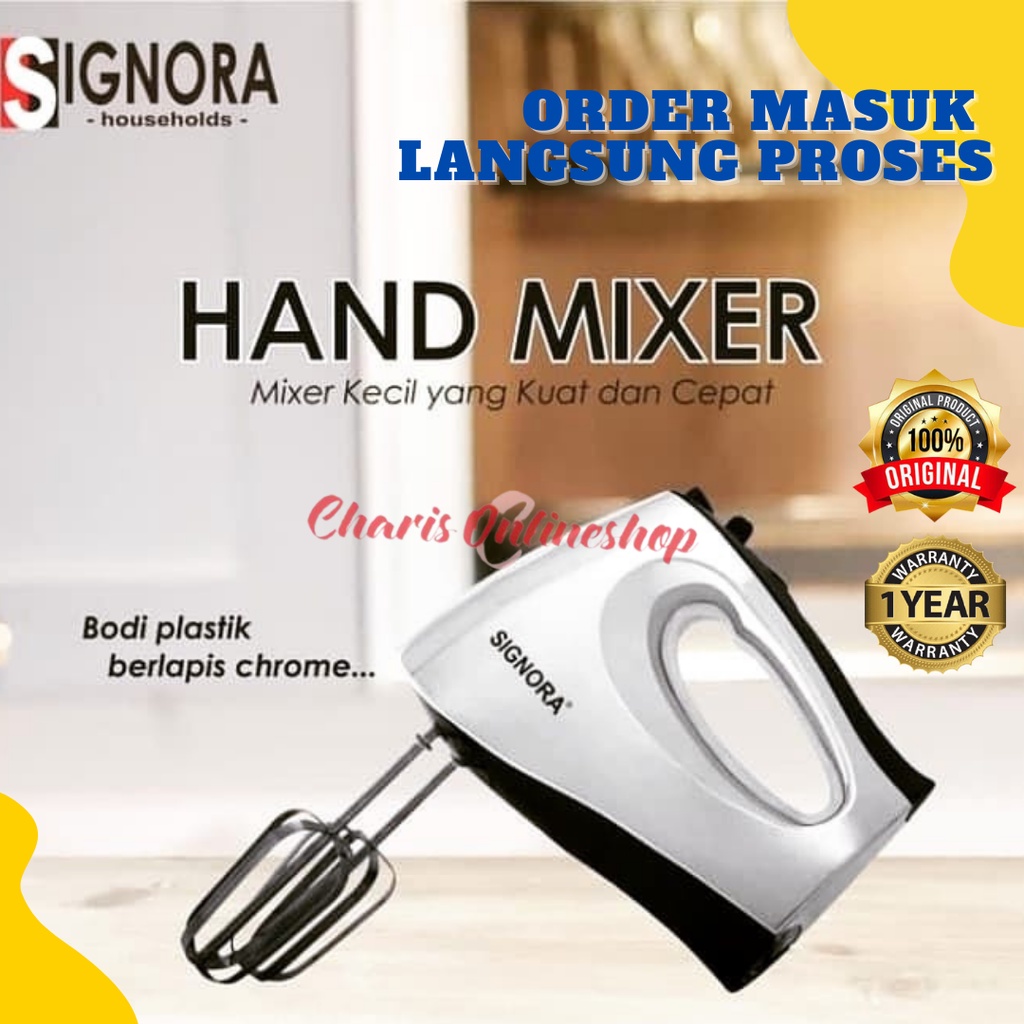Jual SIGNORA | Hand Mixer [AGEN RESMI JAKARTA] | Shopee Indonesia