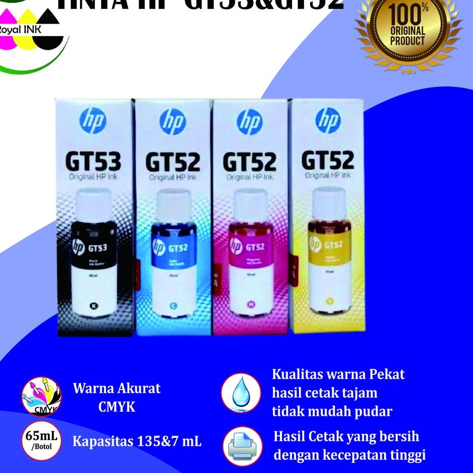 Jual Super Populer HP GT52/GT53 BLACK Ink PREMIUM GT 52/53 Tinta Hitam ...