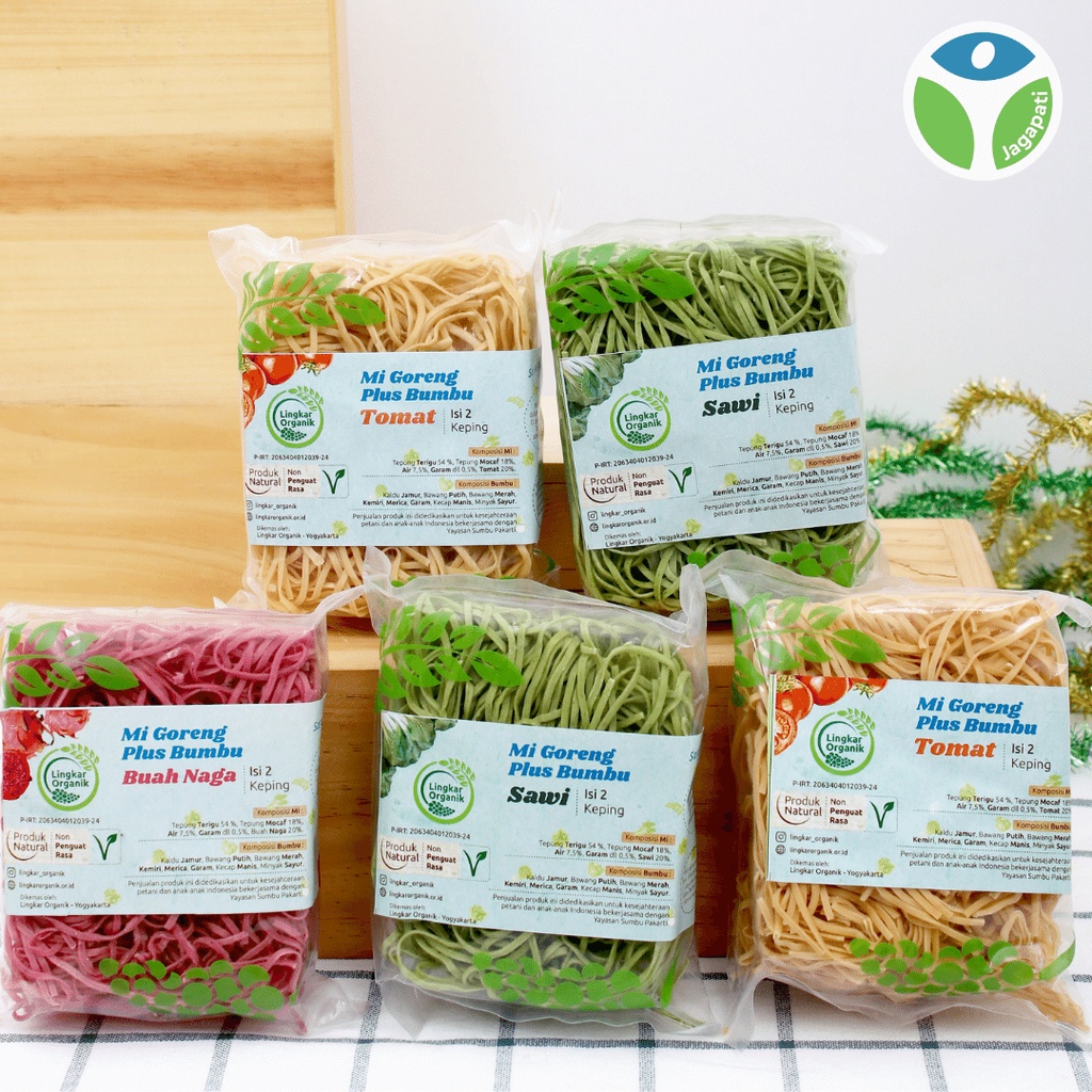 Jual Mi Sayur Goreng Sehat Rasa Wortel Rasa Bayam Rendah Rasa Cabai ...