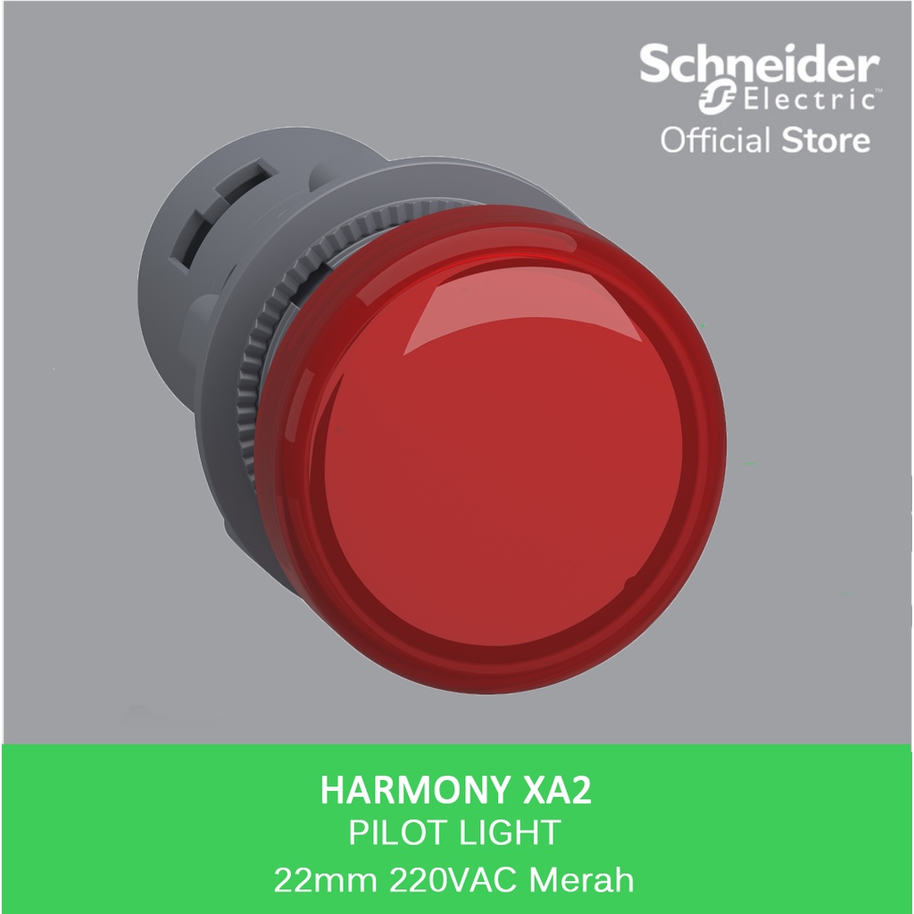 Jual SCHNEIDER PILOT LAMP XA2EVM4LC MERAH 220V AC | Shopee Indonesia