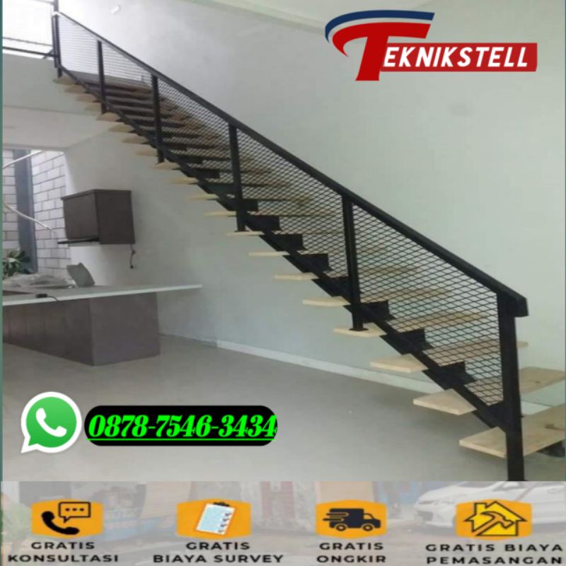 Jual Relling Tangga Besi Minimalis Expanda / Railing Balkon Motif ...