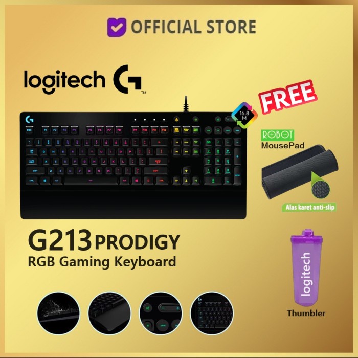 Jual {BripkaStore} Keyboard Gaming Logitech G213 Prodigy / Logitech ...