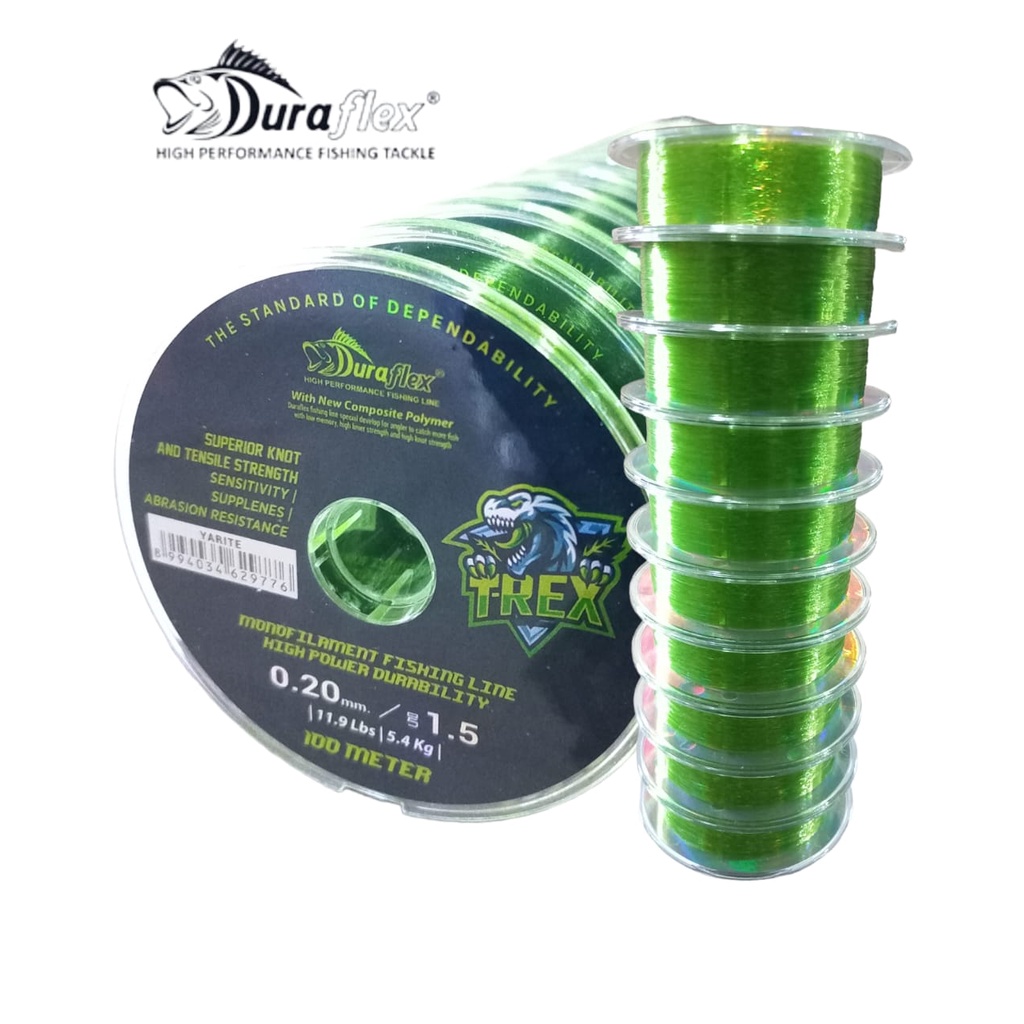 Jual Senar Konekting Duraflex T-REX 100 meter YARITE Color | Shopee ...
