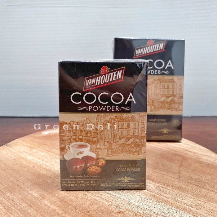 Jual Van Houten Cocoa Powder / Coklat Bubuk 45 Gram | Shopee Indonesia