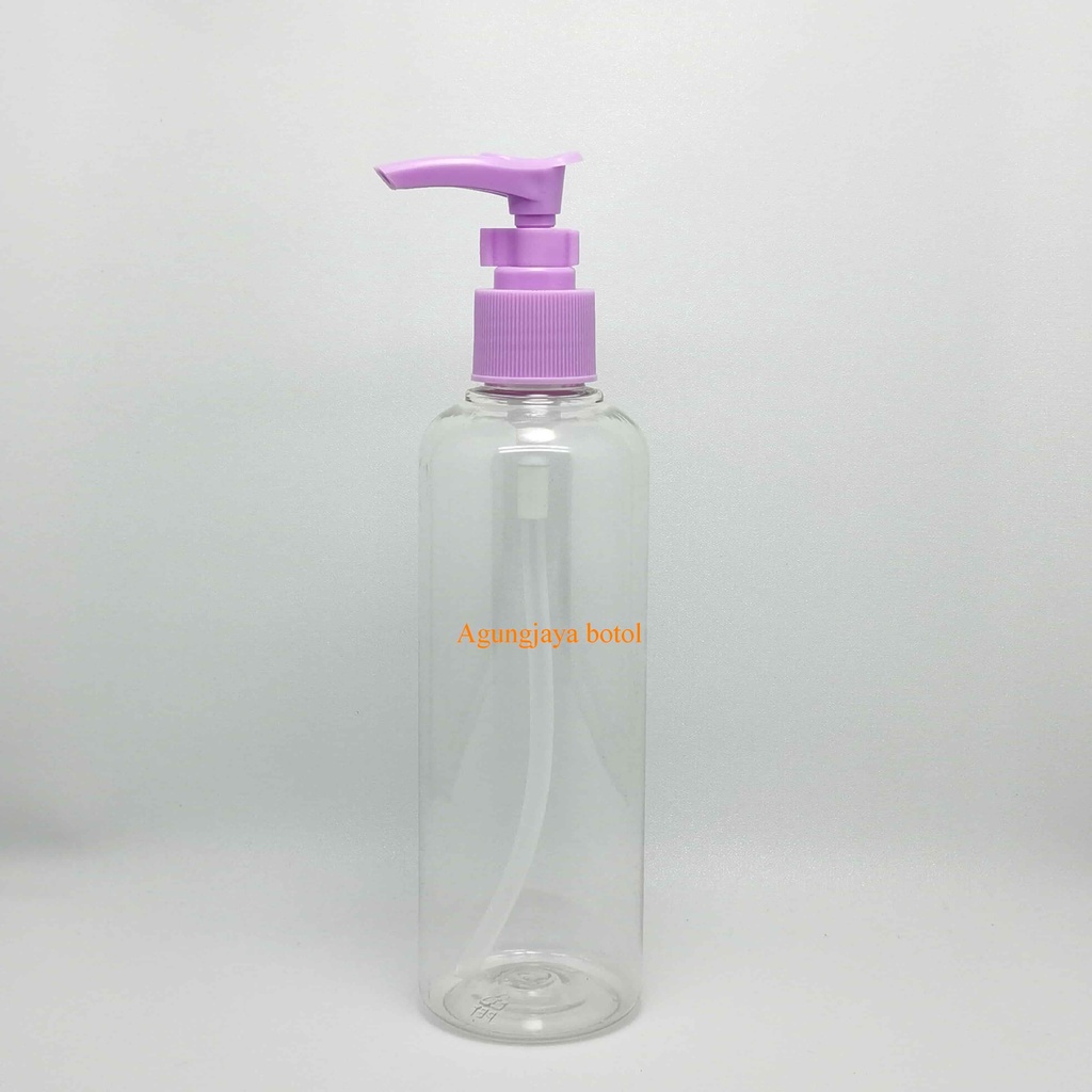 Jual Botol Pet 250 Ml BR Natural Tutup Pump Lotion / Botol Plastik / Botol Kosmetik Br / Botol ...