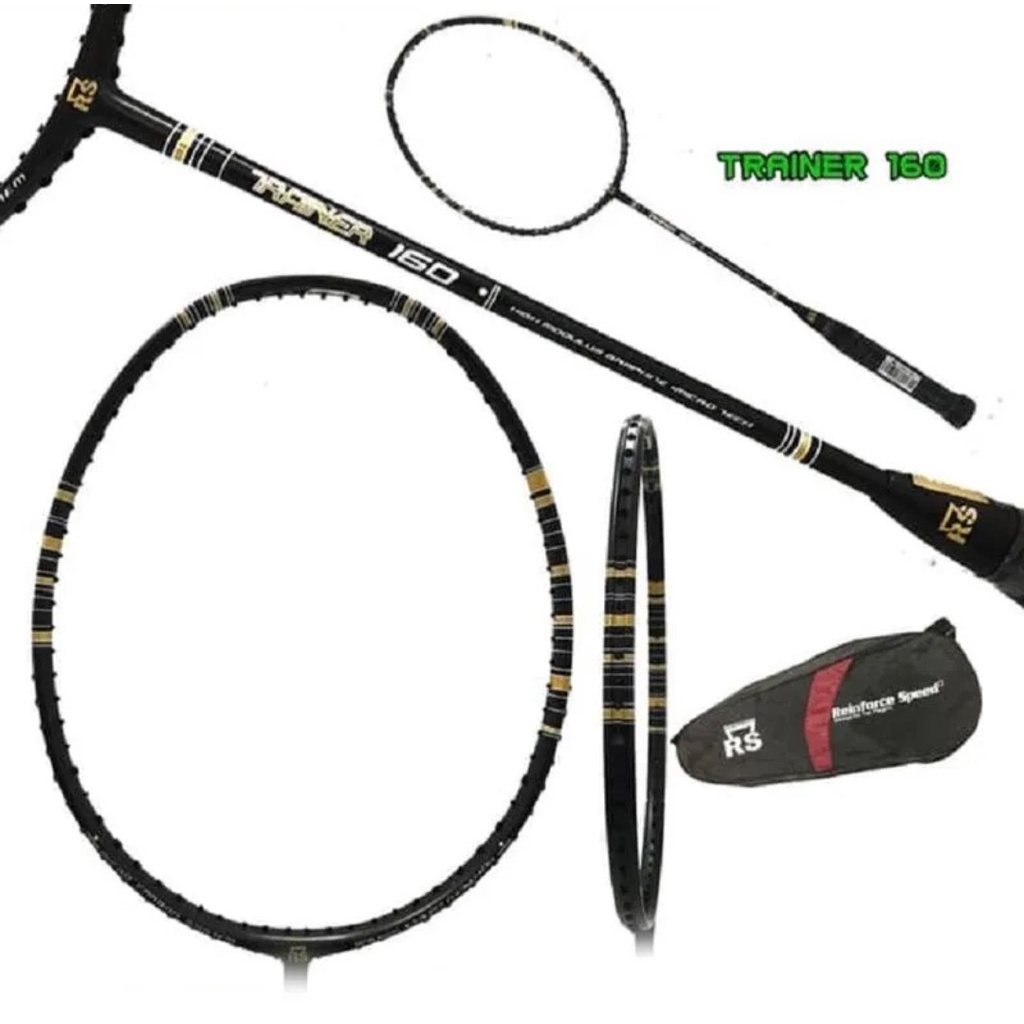 Jual Raket Badminton Latihan RS TRAINER 140 160 Berat Beban 100% ...