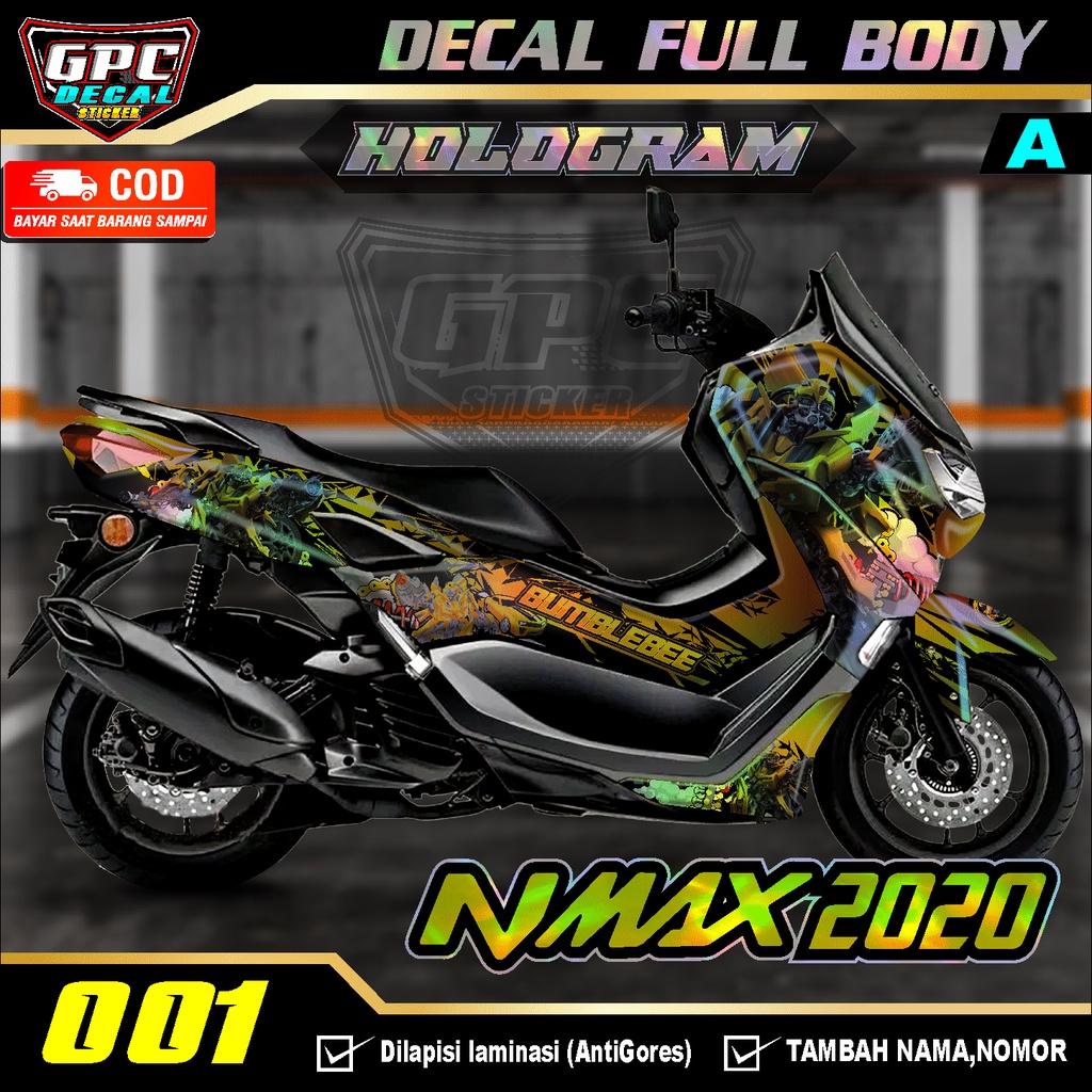 Jual Decal Sticker Yamaha Nmax 155 Fullbody-STICKER HOLOGRAM - 001 ...