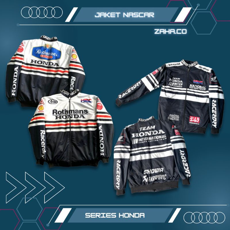 Jual Jaket Nascar Sunmori Honda Rothmans | Shopee Indonesia