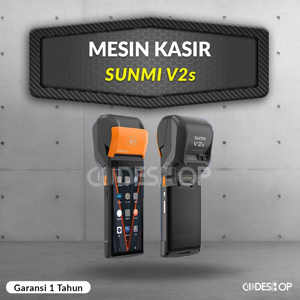 Jual Mesin Kasir POS SUNMI V2s Android Mobile Portable Print Scan Thermal | Shopee Indonesia