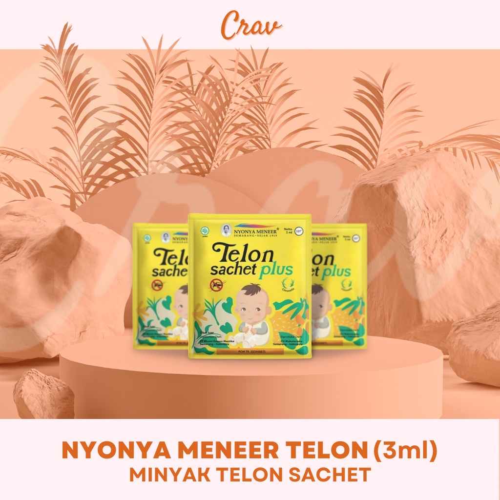 Jual MINYAK TELON NYONYA MENEER - SACHET | 3 ML | Shopee Indonesia