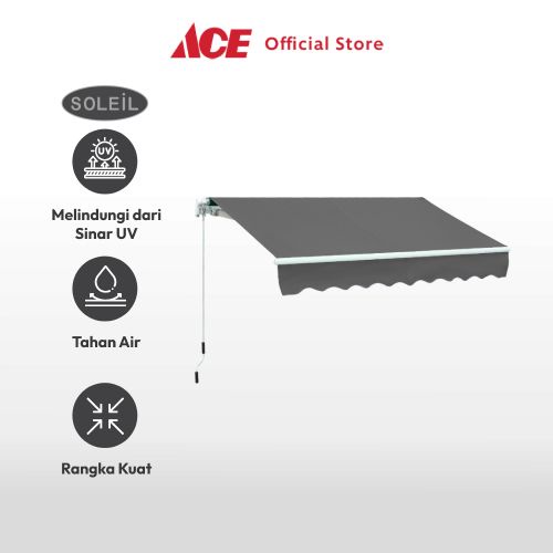 Jual Ace Soleil 195X150 cm Atap Kanopi Tarik - Abu-Abu Canopy Atap ...