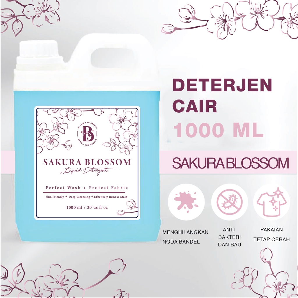 Jual Bloom and Breeze Deterjen Cair Laundry Liquid Detergent Konsentrat ...