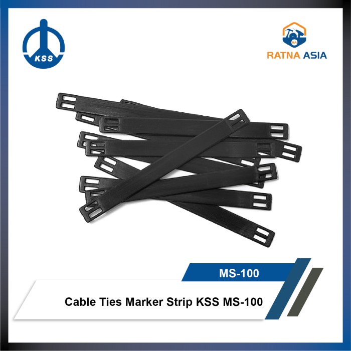 Jual Kabel Tis Marker Strip KSS MS-100 Cable Ties (per Bag) | Shopee ...
