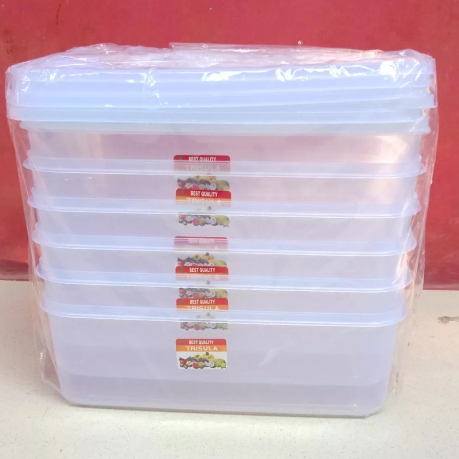 Jual Kotak Makan Plastik/Tempat Sayur/Tempat Kue/Penyimpanan Makanan ...